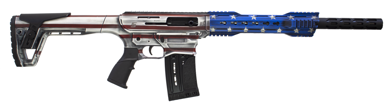 Sipahi AR 12 & BA812 Flag AR Semi Auto Shotgun | 18" Barrel 12 Gauge